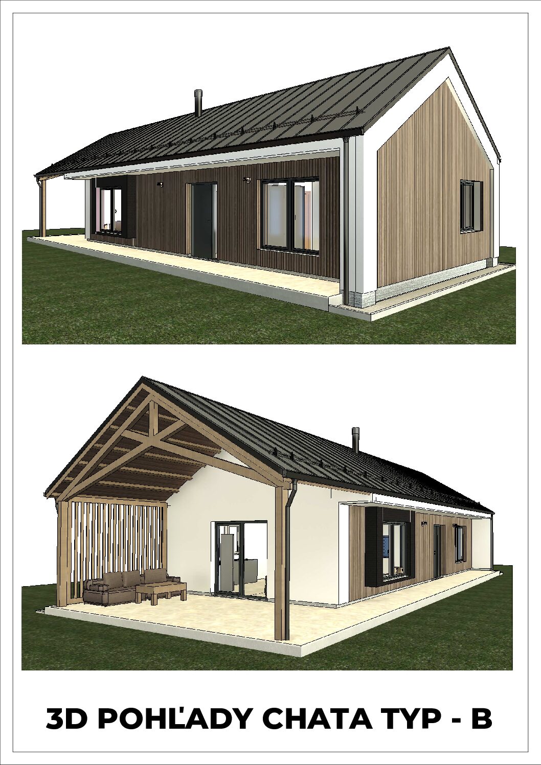 Studienky Chata Typu B | Drevomont Slovakia